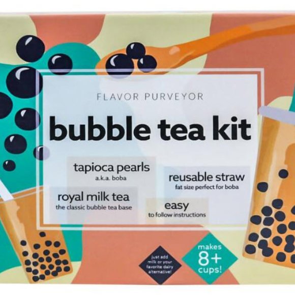 Flavor Purveyor | Kitchen | Flavor Purveyor Diy Bubble Tea Kit Nib Boba At Home | Poshmark
